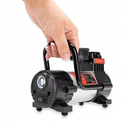 Heyner 12V Air Compressor Lamp 30L Inflator Electric Pump 9 BAR 130 PSI ...