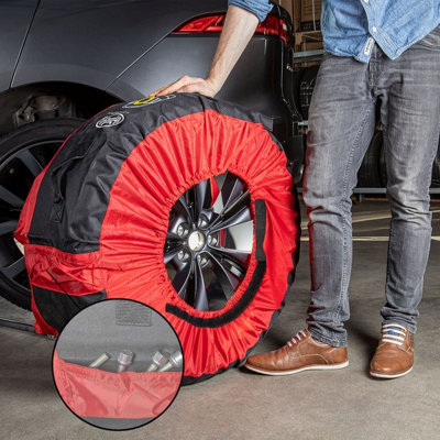HEYNER Car Wheel Spare Tyre Storage Bags Velcro Fastening 16-22 inches ...