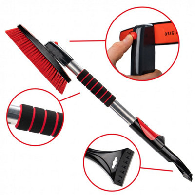 HEYNER Extra Long Unbreakable Telescopic Car Windscreen Ice Scraper ...