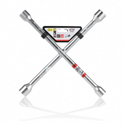 HEYNER Germany Heavy Duty 4 Way Car Wheel Tyre Cross X Wrench Lug Brace ...