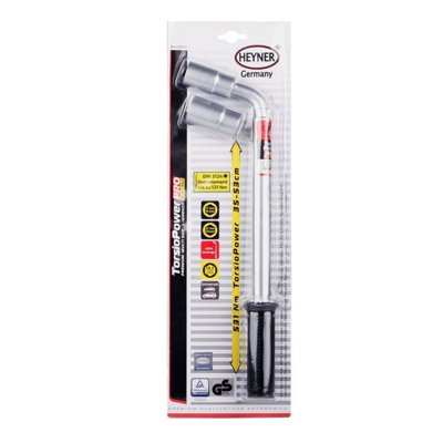 Heyner Wheel Tyre Master L Wrench Extendable Various Size 17/19 21/23mm ...