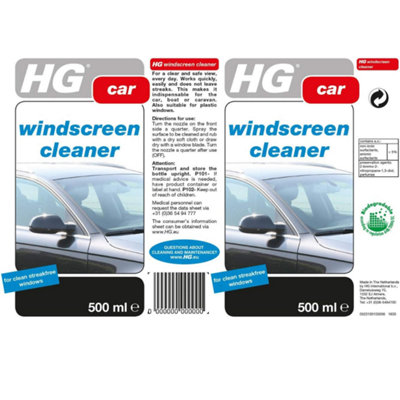 HG Car Windscreen Cleaner 500ml - Streak Free