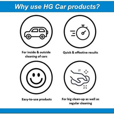 HG Car Windscreen Cleaner 500ml - Streak Free