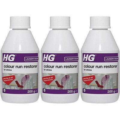 HG Colour Run Restorer For Whites, 200g (275030106) (Pack of 3) | DIY ...