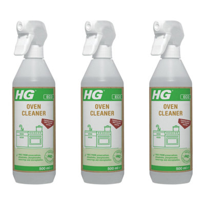HG Eco Oven Cleaner Degreaser Spray 500ml - Pack of 3
