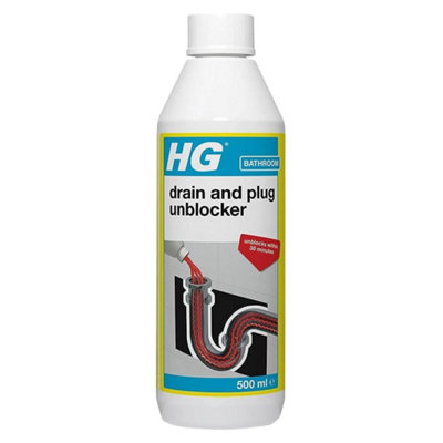 HG Liquid Drain & Plug Unblocker 500ml | DIY at B&Q