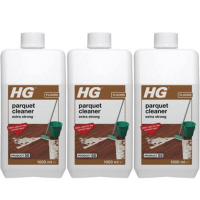 HG Parquet Cleaner Extra Strong (Product 55) 1L x 3 | DIY at B&Q