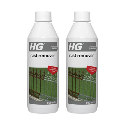 HG Rust Remover for Metal Gates & Tools Powerful Anti-Rust 500ml - Pack ...