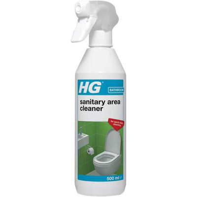 HG Sanitary Area Cleaner, 500ml Spray | DIY at B&Q