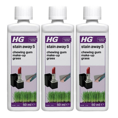 HG Stain Away No. 5, mark remover for chewing gum, makeup, grass 50ml x 3