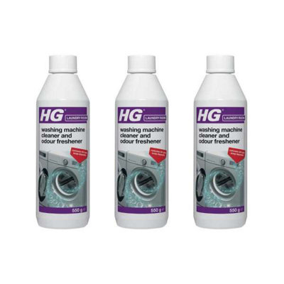 HG Washing Machine Cleaner & Odour Freshener 550g - Pack of 3
