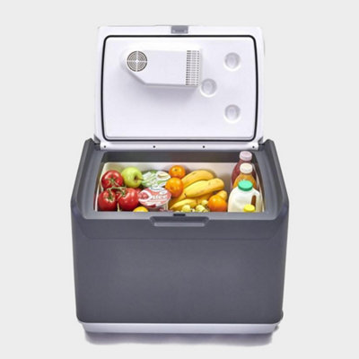 Hi-Gear 45L Portable Wheeled Fridge with 12V In Car Socket & 240V Mains ...