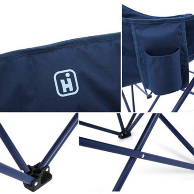 Hi-Gear Vegas Double Foldable Camping Chair with Storage Pocket/Drink ...