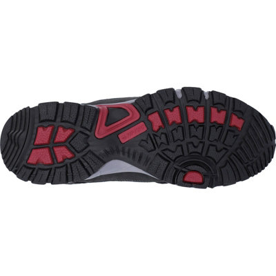 Hi-Tec Auckland Lite Shoes Graphite Grey/Dark Red