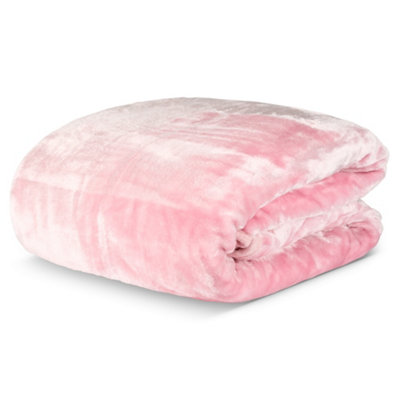 Hibernate Collection Soft Faux Mink Throw Thick Luxury Blanket - King ...