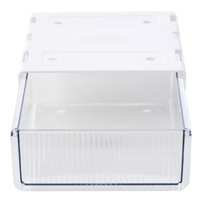 Hidden Under Table Storage Drawer Desk Organizer Box Mount Under Table Box