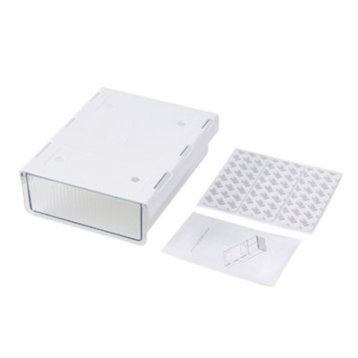 Hidden Under Table Storage Drawer Desk Organizer Box Mount Under Table Box
