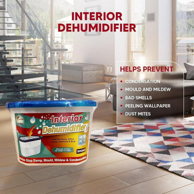 High Absorption 500ml Disposable Dehumidifier - Pack of 10 - Absorbs ...