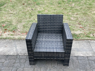 High Back Rattan Outdoor Garden Furniture Arm Chair Patio Furniture ...