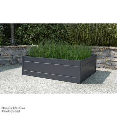 High Density Plastic Raised Garden Bed Planter 100x80cm