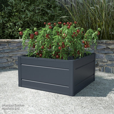 High Density Plastic Raised Garden Bed Planter 60x60cm