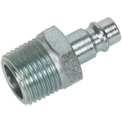 High Flow Rate Male Threaded Adaptor - 2 Pack 1/2 Inch BSPT