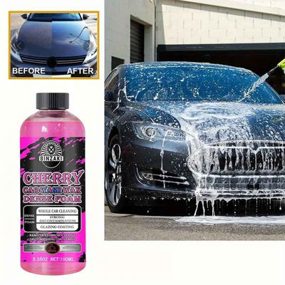 High Foam Pink Car Wash Shampoo Ceramic Coating Safe, Bubble-Rich ...