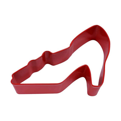 High Heel Shoe Polyresin Coated Cookie Cutter Red (One Size)