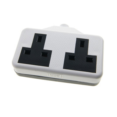 High Impact 2 Gang Trailing Extension Socket, without Plug and Cable ...