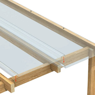 High Impact 3mm Suntuf Clear EZ Glaze Glass Like Polycarbonate Roofing ...