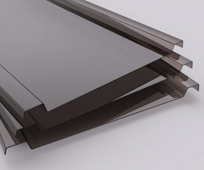 High Impact 3mm Suntuf Solar Grey EZ Glaze Glass Like Polycarbonate ...