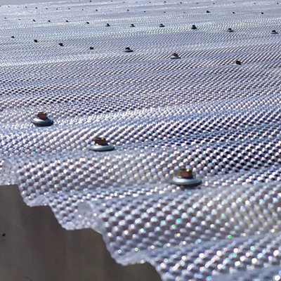 High Impact Clear Stormproof Suntuf BEEHIVE Corrugated Polycarbonate ...
