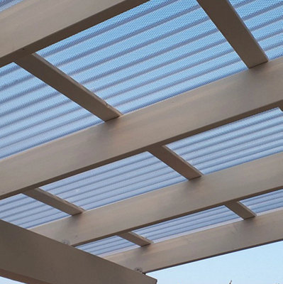 High Impact Clear Stormproof Suntuf BEEHIVE Corrugated Polycarbonate ...