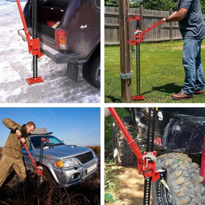 High Lift Farm Jack Farm Utility Tool Ratcheting Off Road Jack
