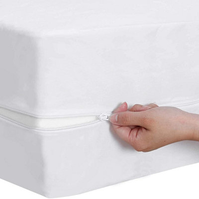 HIGH LIVING Zipper Anti allergy Bed bug Waterproof Mattress Protector ...
