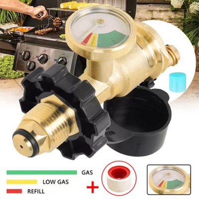 High Low Gas Pressure Gauge Level Indicator POL Propane LPG Bottle ...