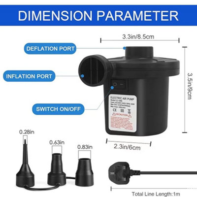 Air pump for inflatables store