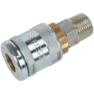 High-Performance 1/2" BSPT Male Coupling Body for Air Tools - 100 psi ...
