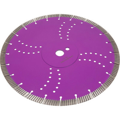 High-Performance 350mm Wet & Dry Cutting Disc with Diamond Segments