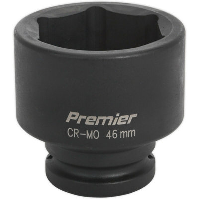 High-Performance 46mm Forged Impact Socket - 3/4 Inch Square Drive for ...