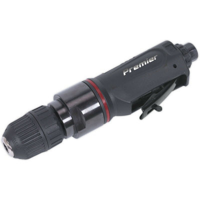 High-Performance Air Operated Straight Drill with Keyless Chuck - 2500 RPM