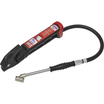 High-Performance Anodised Tyre Inflator with Twin Push-On Connector and ...