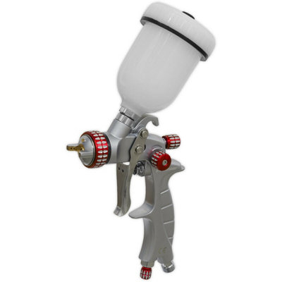 High-Performance HVLP Gravity Feed Spray Gun with 1mm Detail Nozzle for ...