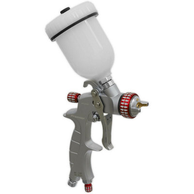 High-Performance HVLP Gravity Feed Spray Gun with 1mm Detail Nozzle for ...