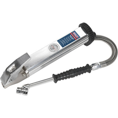 High-Performance Long Tyre Inflator with Twin Push-On Connector and ...