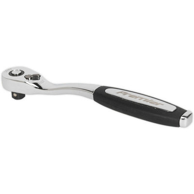 High-Performance Offset Pear-Head Ratchet Wrench - 3/8" Drive with 108 ...