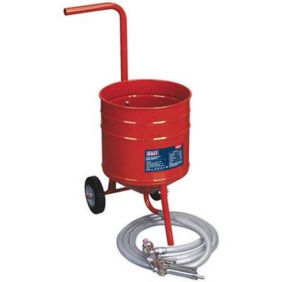 High-Performance Portable Sand Blasting Gun Kit with 22.6KG Hopper