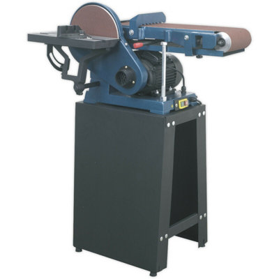 HIGH-PERFORMANCE PRO STANDING FLOOR MOUNTED DISC AND BELT SANDER 500W ...