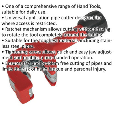 High-Performance Ratcheting Pipe Cutter for 8mm to 22mm Tubes ...