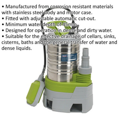High-Performance Submersible Stainless Steel Pump for Dirty Water ...